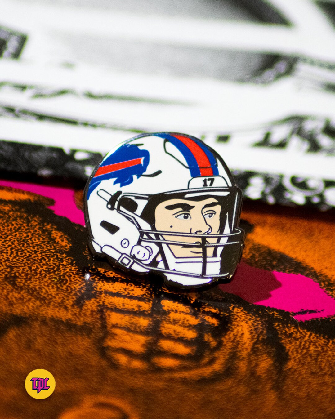 Allen Fun Head Enamel Pin - Etsy