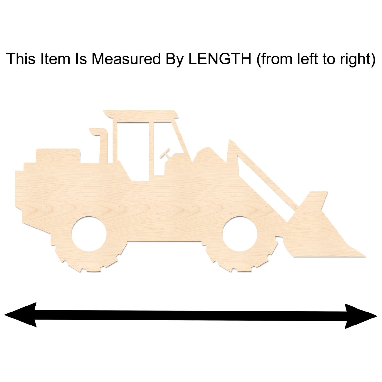 Payloader Shape-wooden Payloader Cutout - Etsy