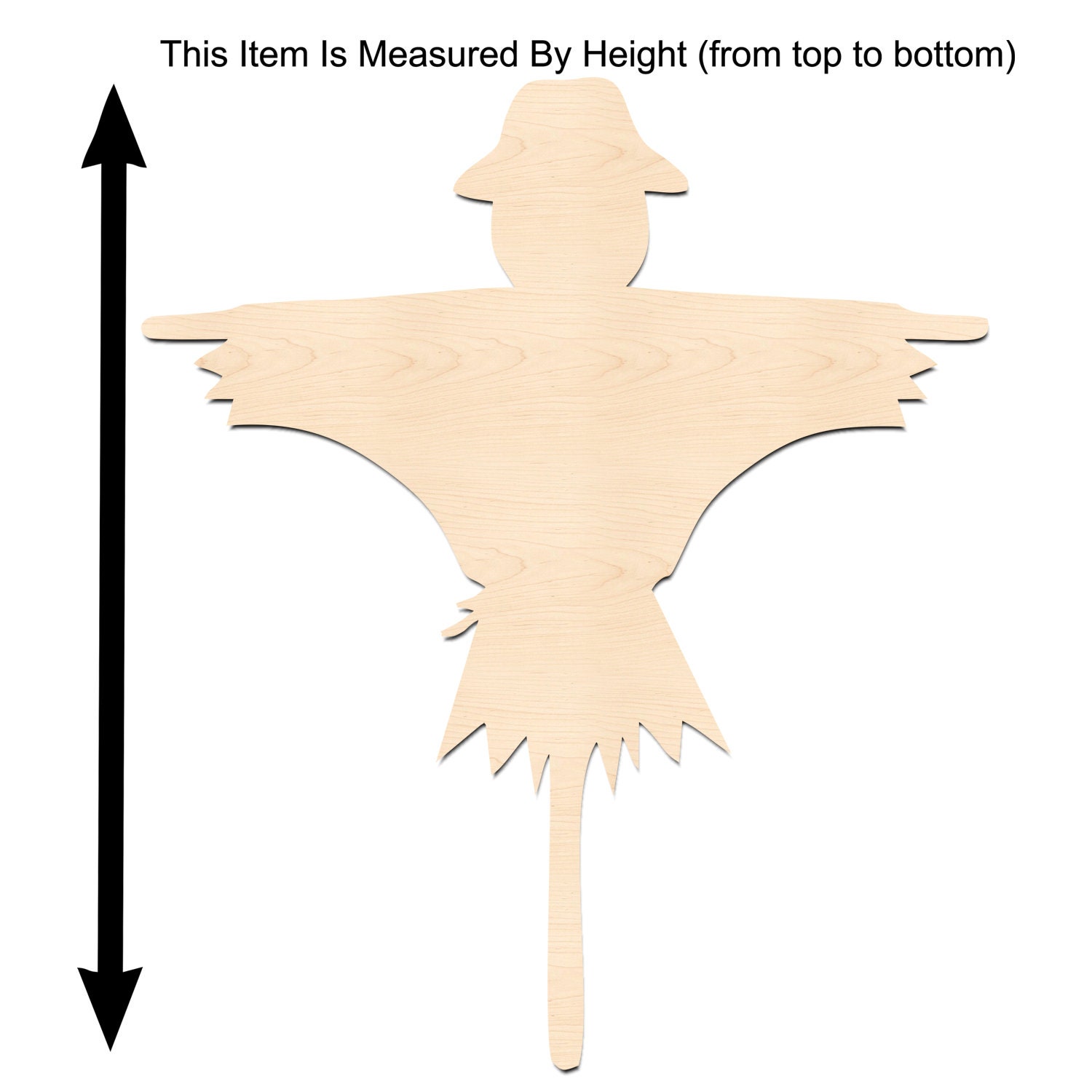 Scarecrow Shape-halloween Cutout-laser Cut Scarecrow - Etsy UK