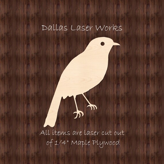 Robin Cutout-wooden Robin Shape-bird Shape - Etsy
