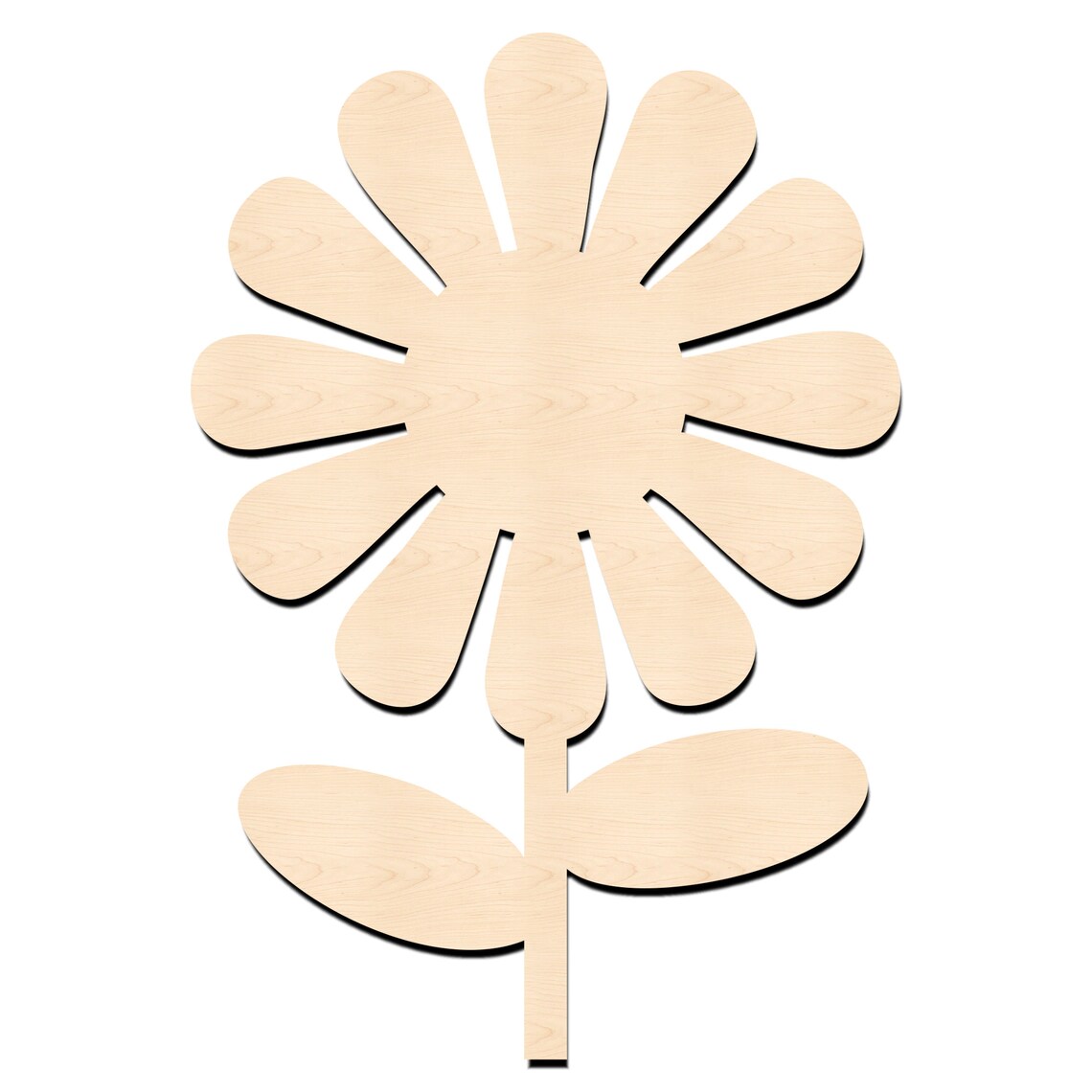 Daisy Cutout-Unfinished Daisy Shape-Wooden Flower Shape | Etsy