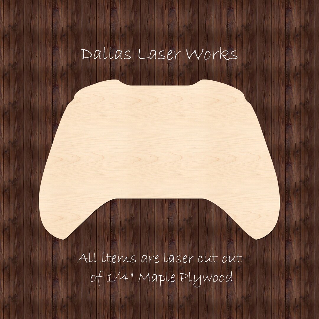 Game Controller Shape-wooden Controller Cutout - Etsy