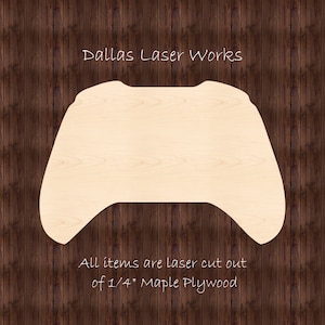 Game Controller Shape-wooden Controller Cutout - Etsy