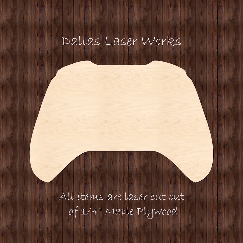 Game Controller Shape-wooden Controller Cutout - Etsy