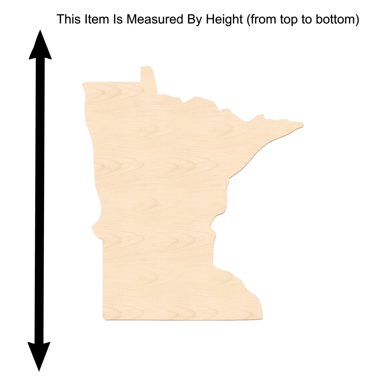 Minnesota Shape-wooden Minnesota Cutout-state Shapes - Etsy