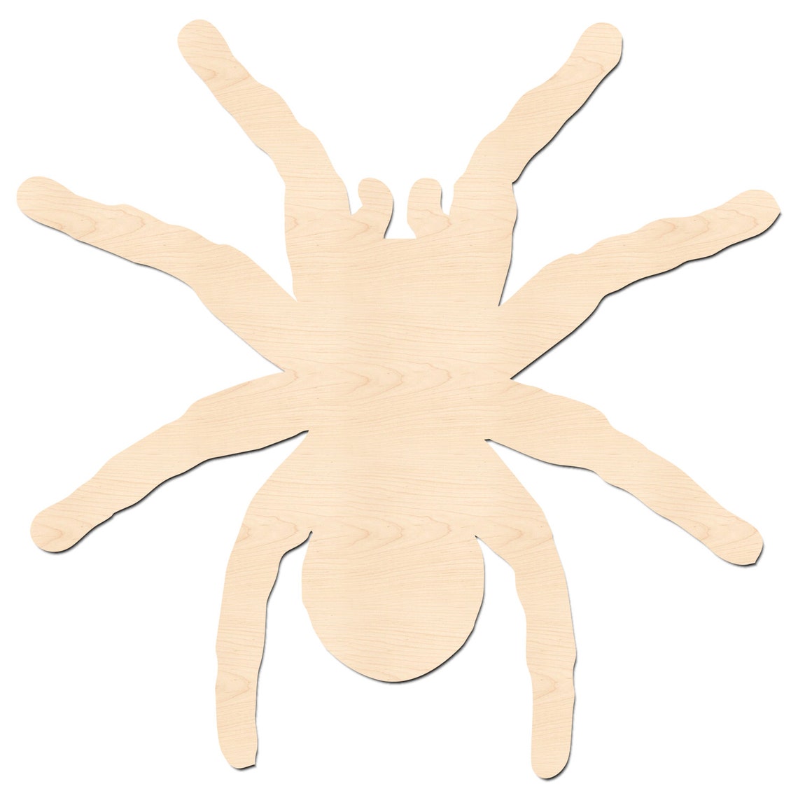 Spider Shape-halloween Spider-laser Cut Wooden Spider - Etsy