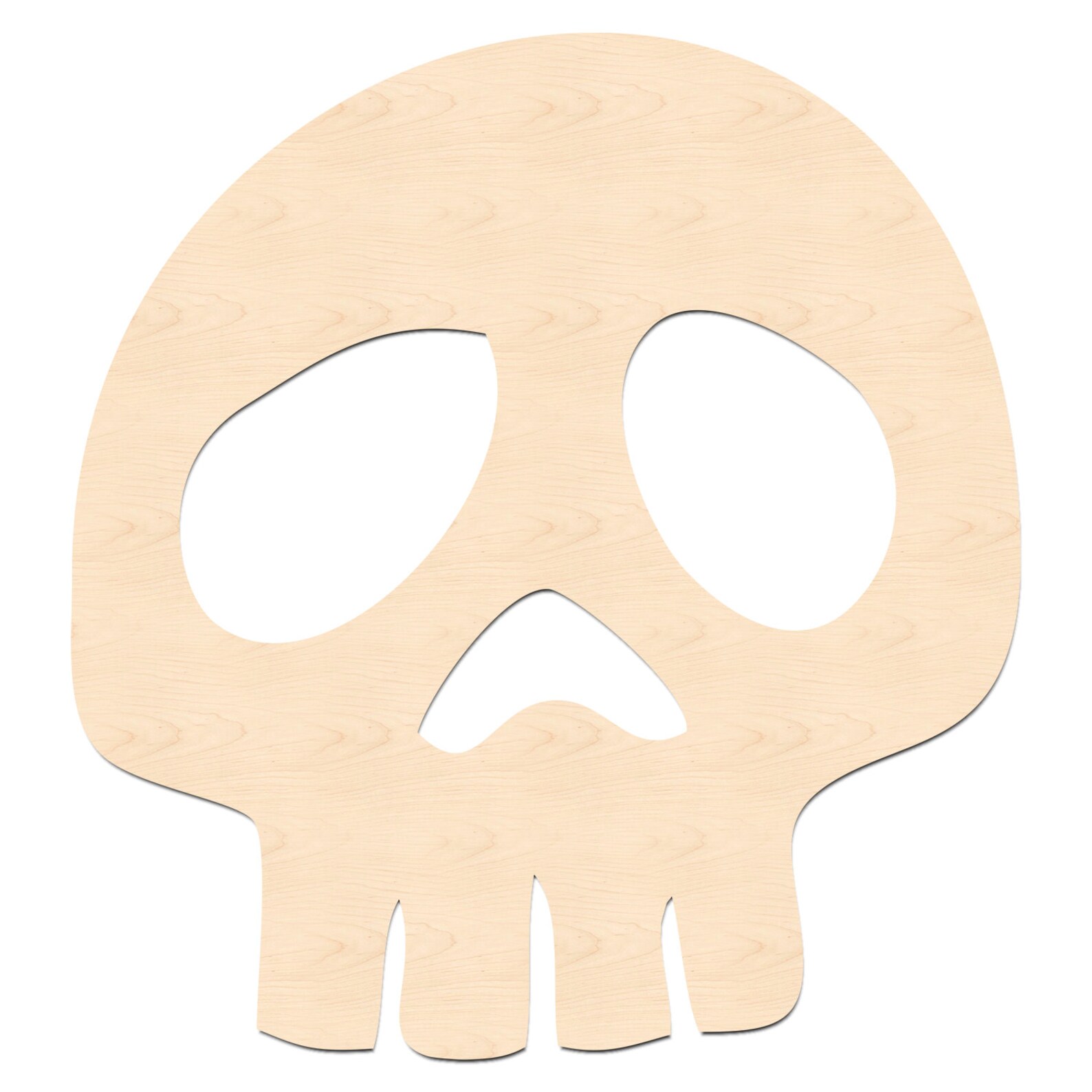 Skull-halloween Skull-laser Cut Unfinished Wood Shapes-skull - Etsy