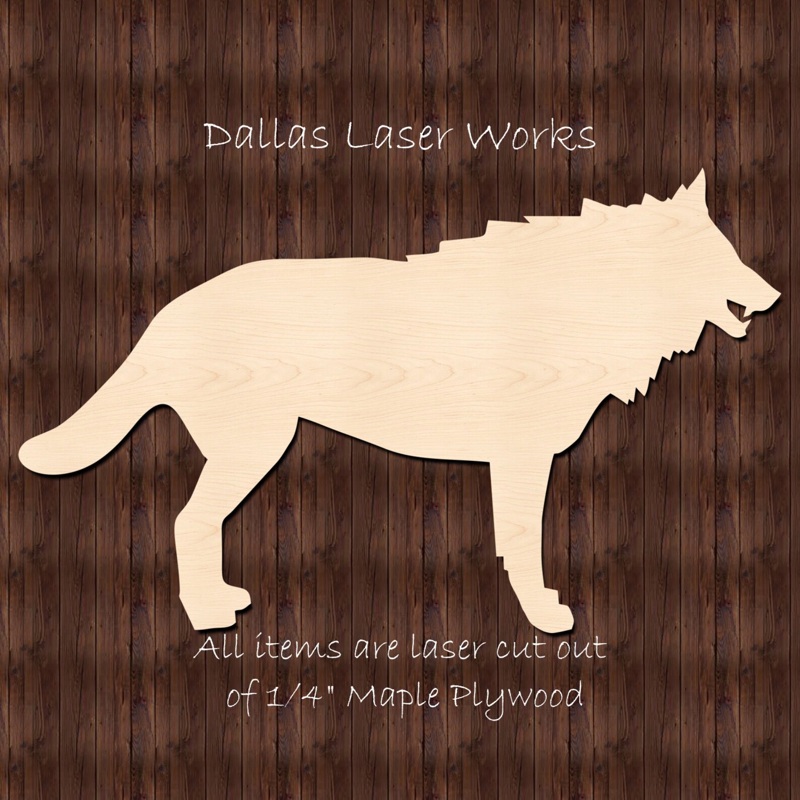Wood Wolf Shape Unfinished Wolf Shape-laser Cut Wolf - Etsy
