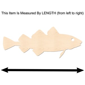 Cod Fish Cutout-wooden Fish Shapes - Etsy