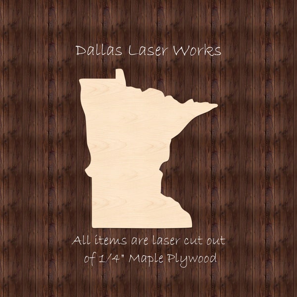 Minnesota Cutout - Etsy