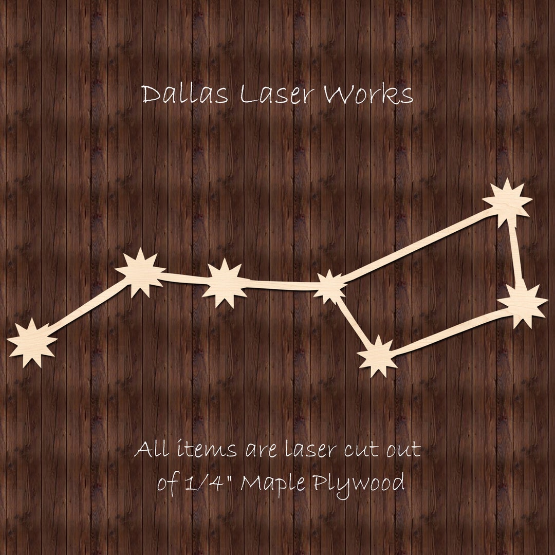 Big Dipper Cutout-wooden Big Dipper Shape - Etsy