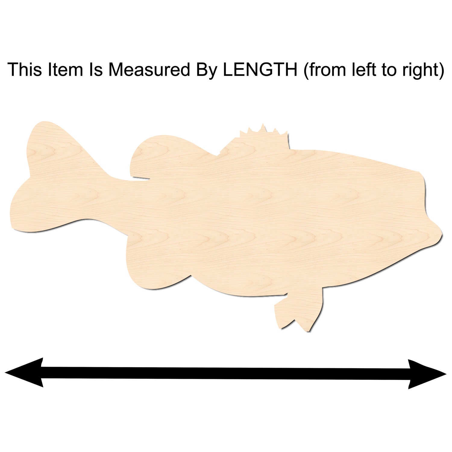 Bass Cutout-bass Shape-bass Blank-wooden Bass - Etsy