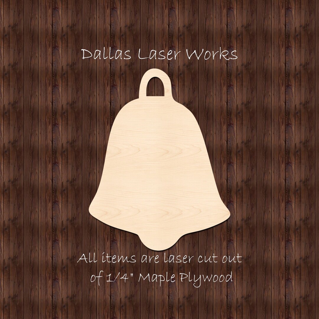 Bell Wood Shape-christmas Bell Cutout - Etsy