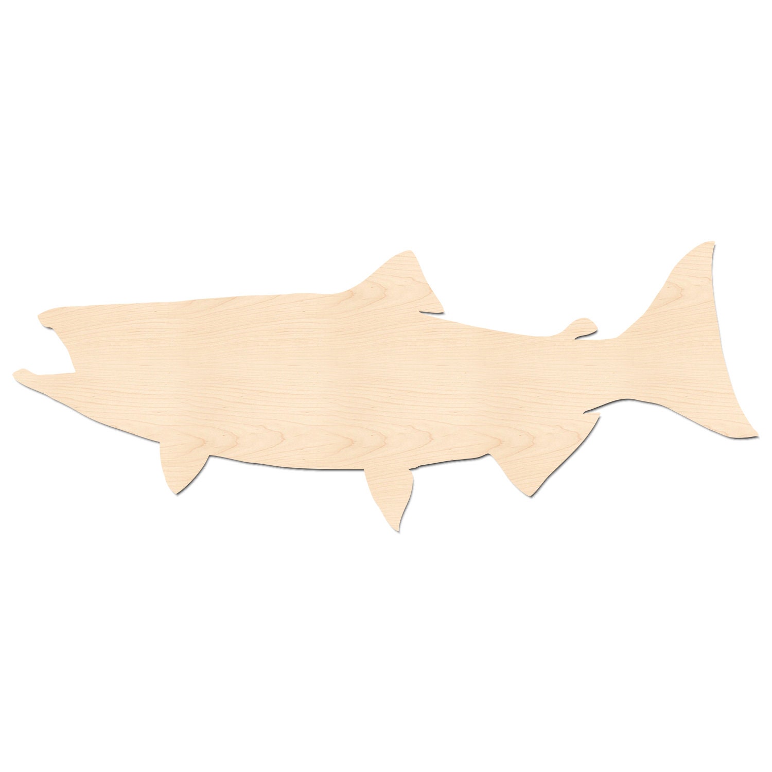 Salmon-wooden Salmon Shape-fish Cutout - Etsy