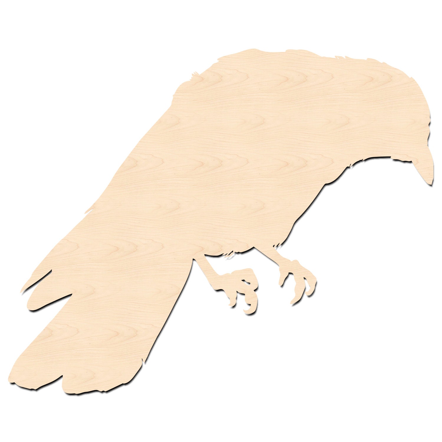 Crow Blank-unfinished Crow Shape-crow Cutout - Etsy