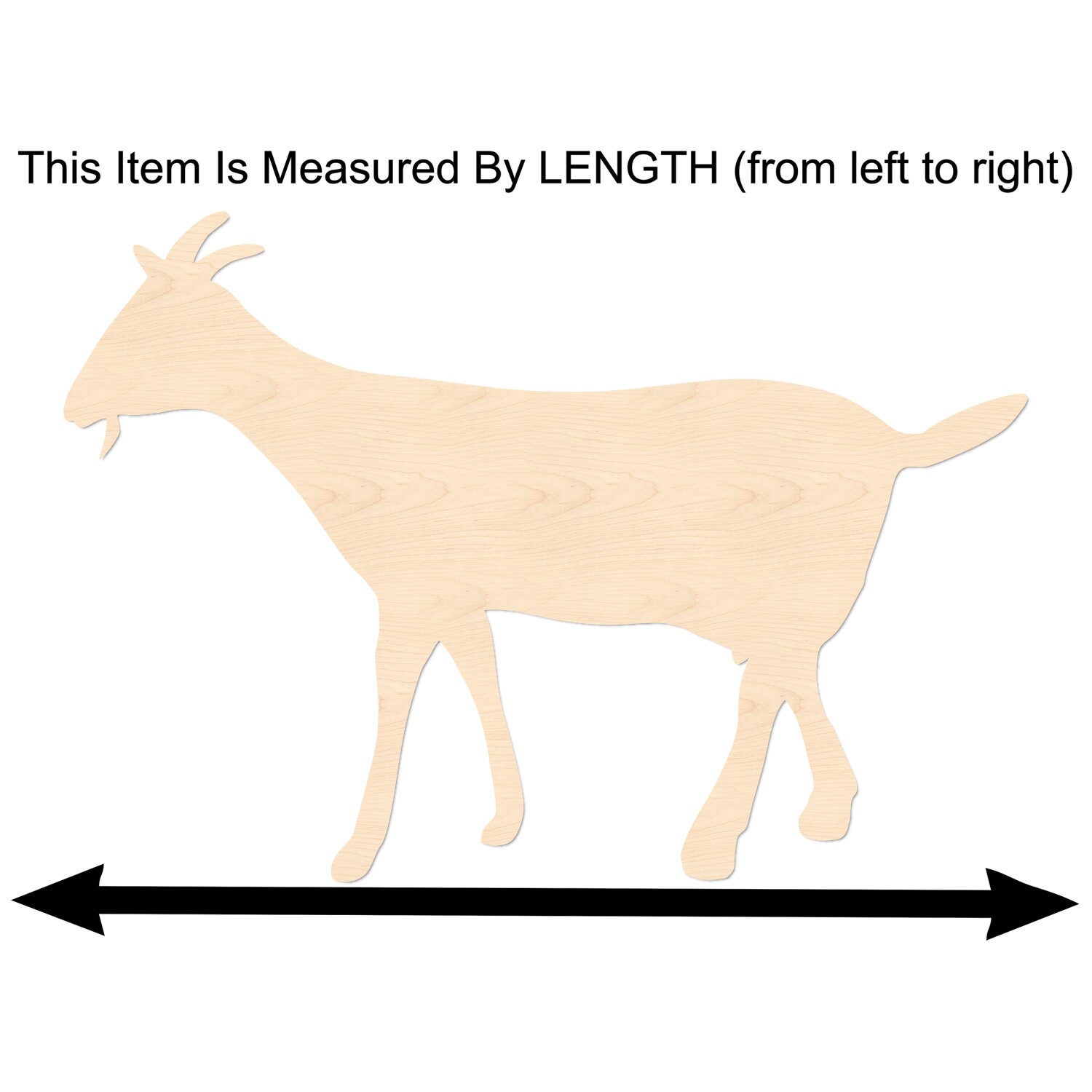 Goat Shape-laser Cut Wooden Goat-goat Cutout - Etsy UK
