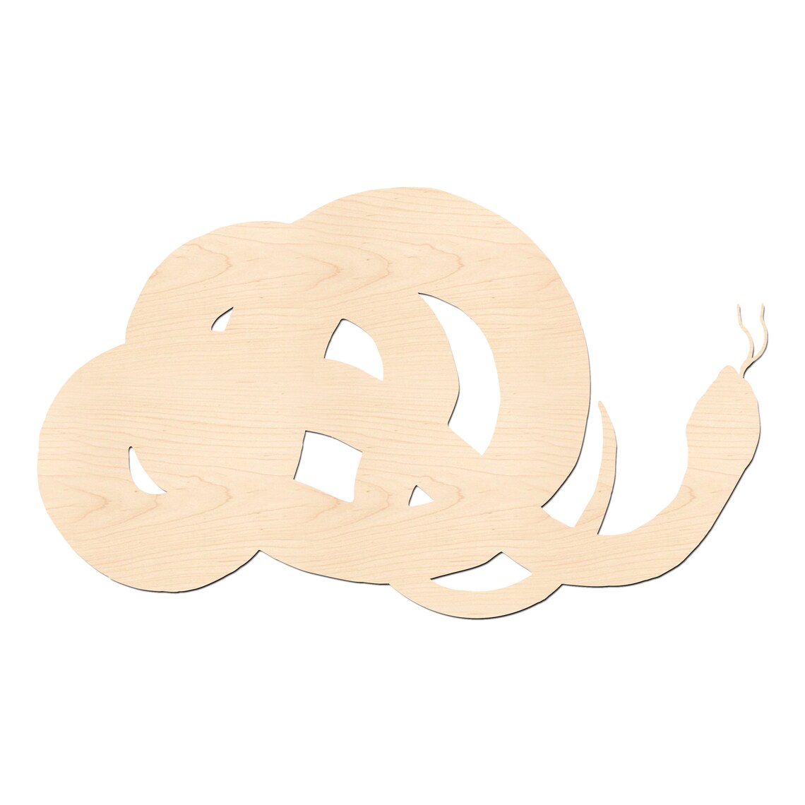 Snake Cutout-laser Cut Wooden Snake - Etsy