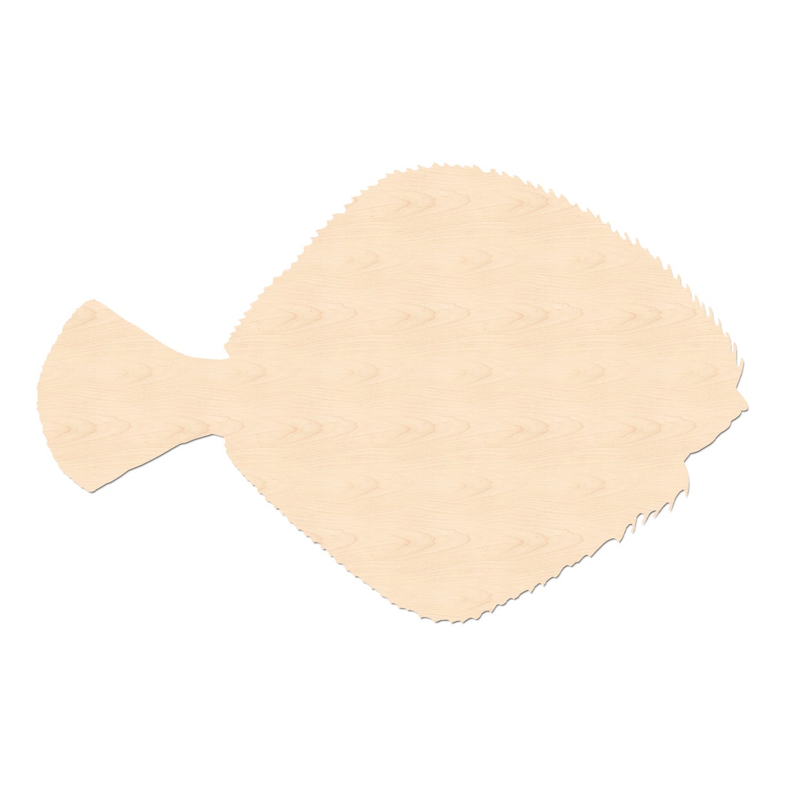 Flounder Shape-laser Cut Flounder Cutout - Etsy