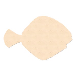 Flounder Shape-laser Cut Flounder Cutout - Etsy