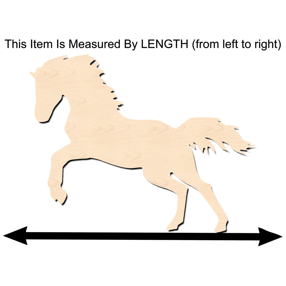 Horse Shape-wooden Horse-horse Blank - Etsy