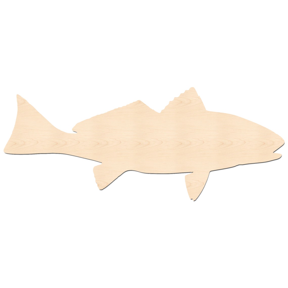 Redfish Cutout-unfinished Wooden Redfish Shape - Etsy