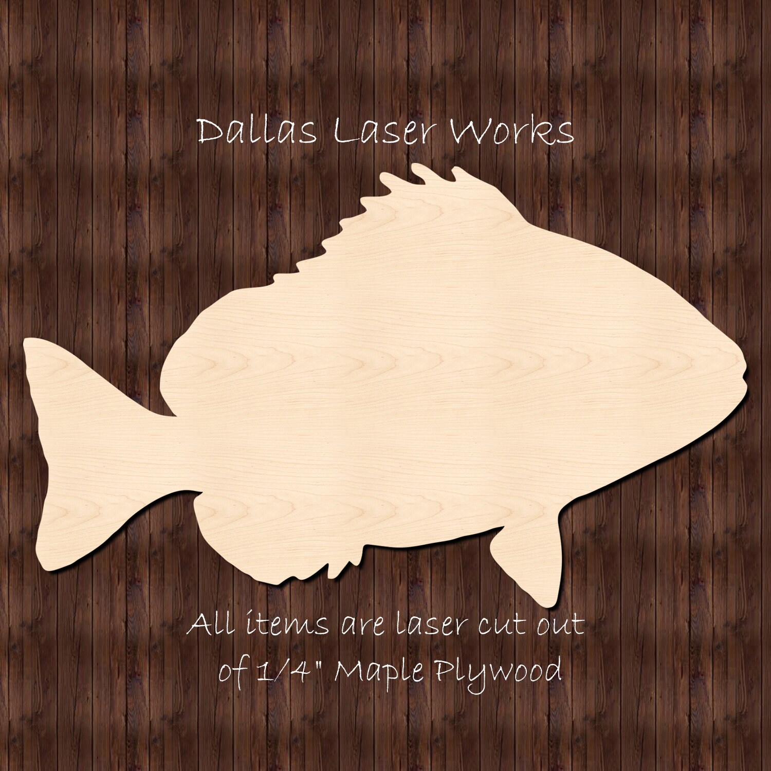Cutout Fish Shape-wood Fish Cutout-laser Cut Fish - Etsy