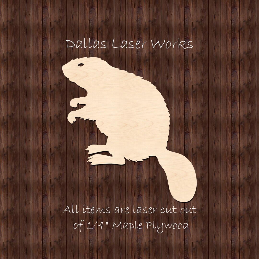 Beaver Cutout-unfinished Wooden Beaver Shape - Etsy