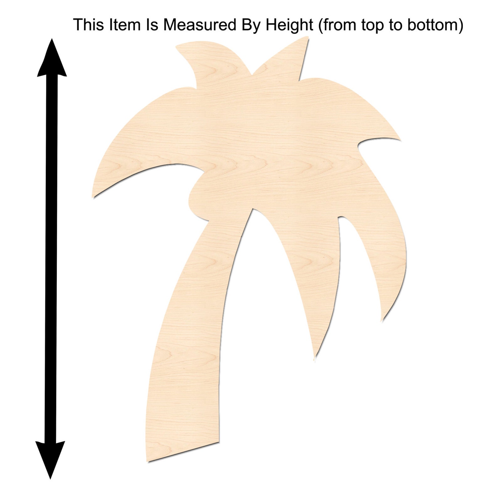 Palm Tree Shape Wooden Palm Tree Cutout | Etsy