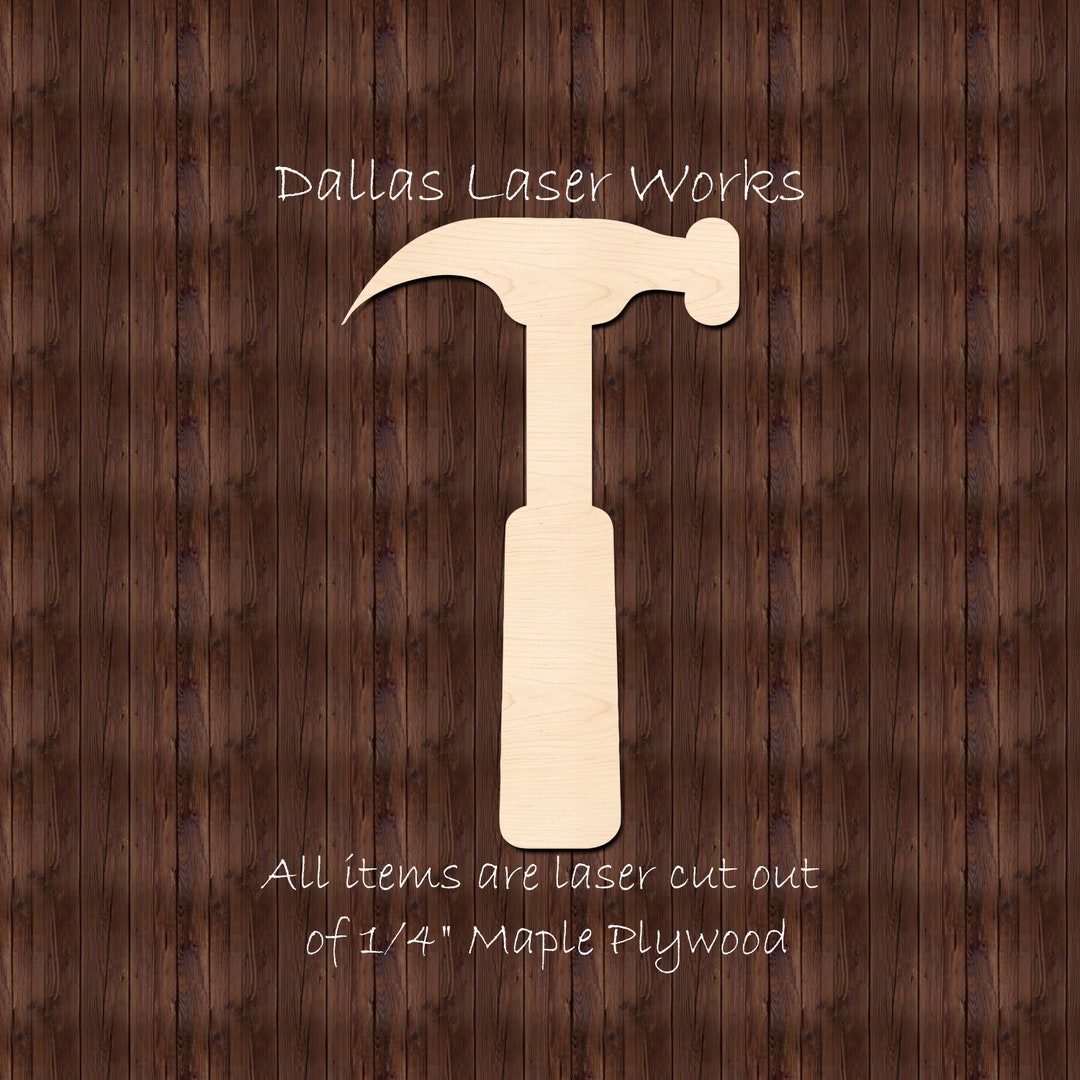 Hammer Shape,cutout Hammer-wooden Hammer - Etsy
