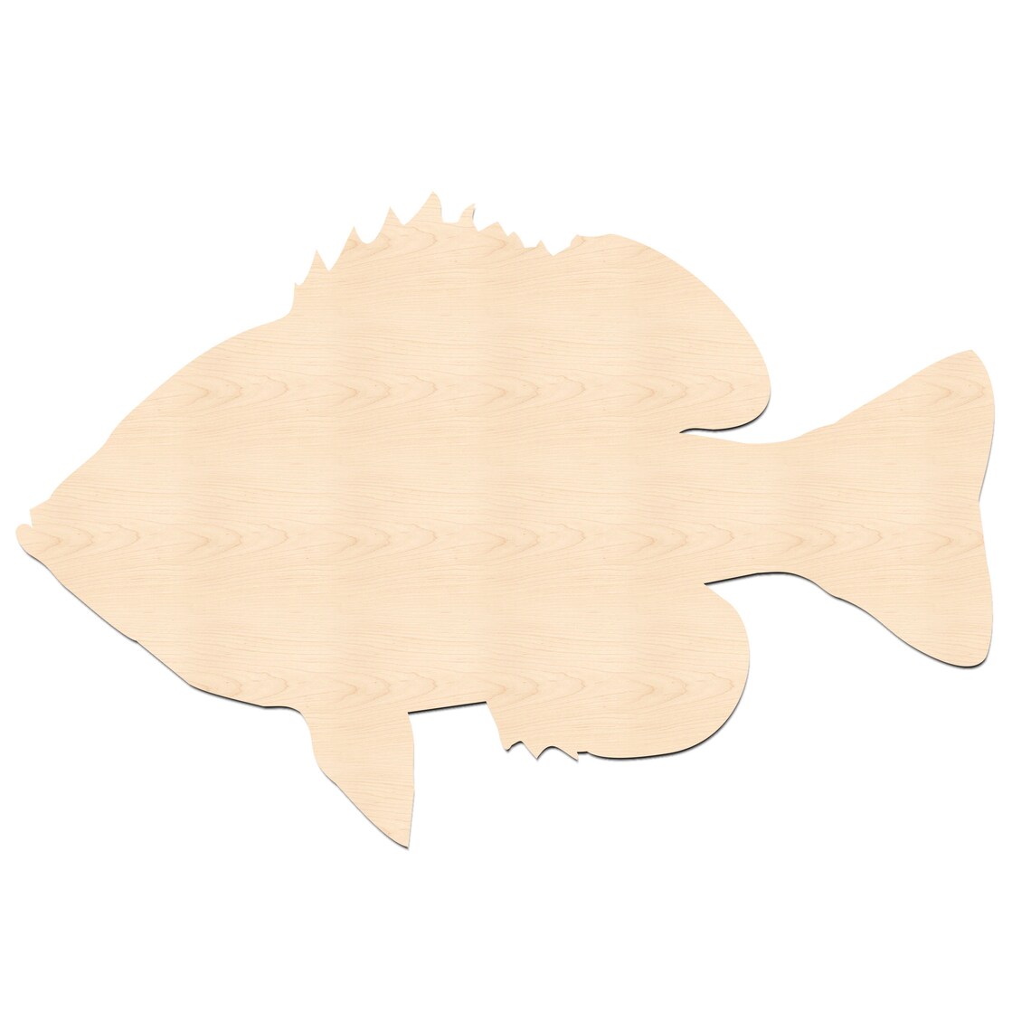 Bluegill Cutout-unfinished Bluegill Shape-wooden Sunfish - Etsy