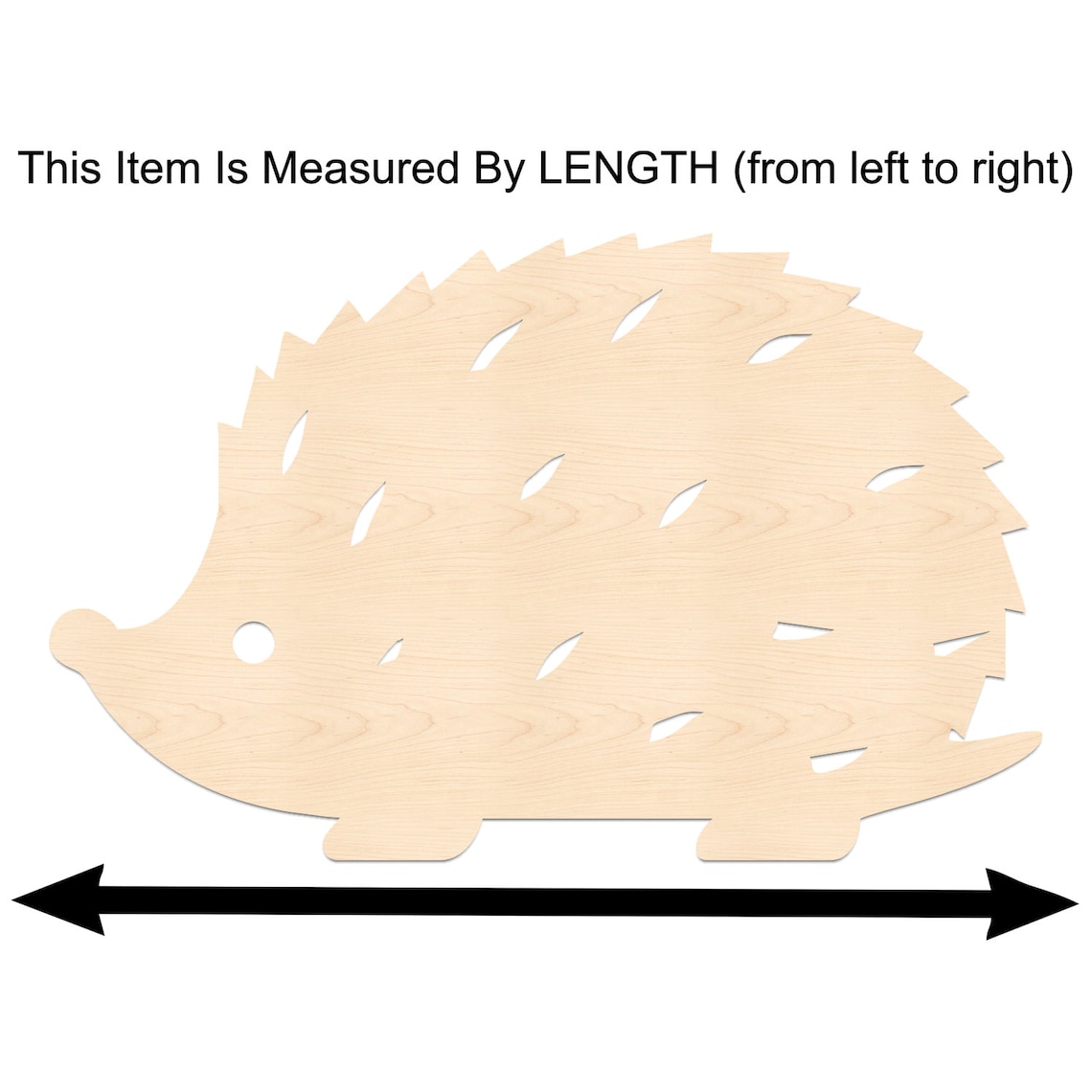 Hedgehog Shape-wooden Hedgehog Cutout | Etsy