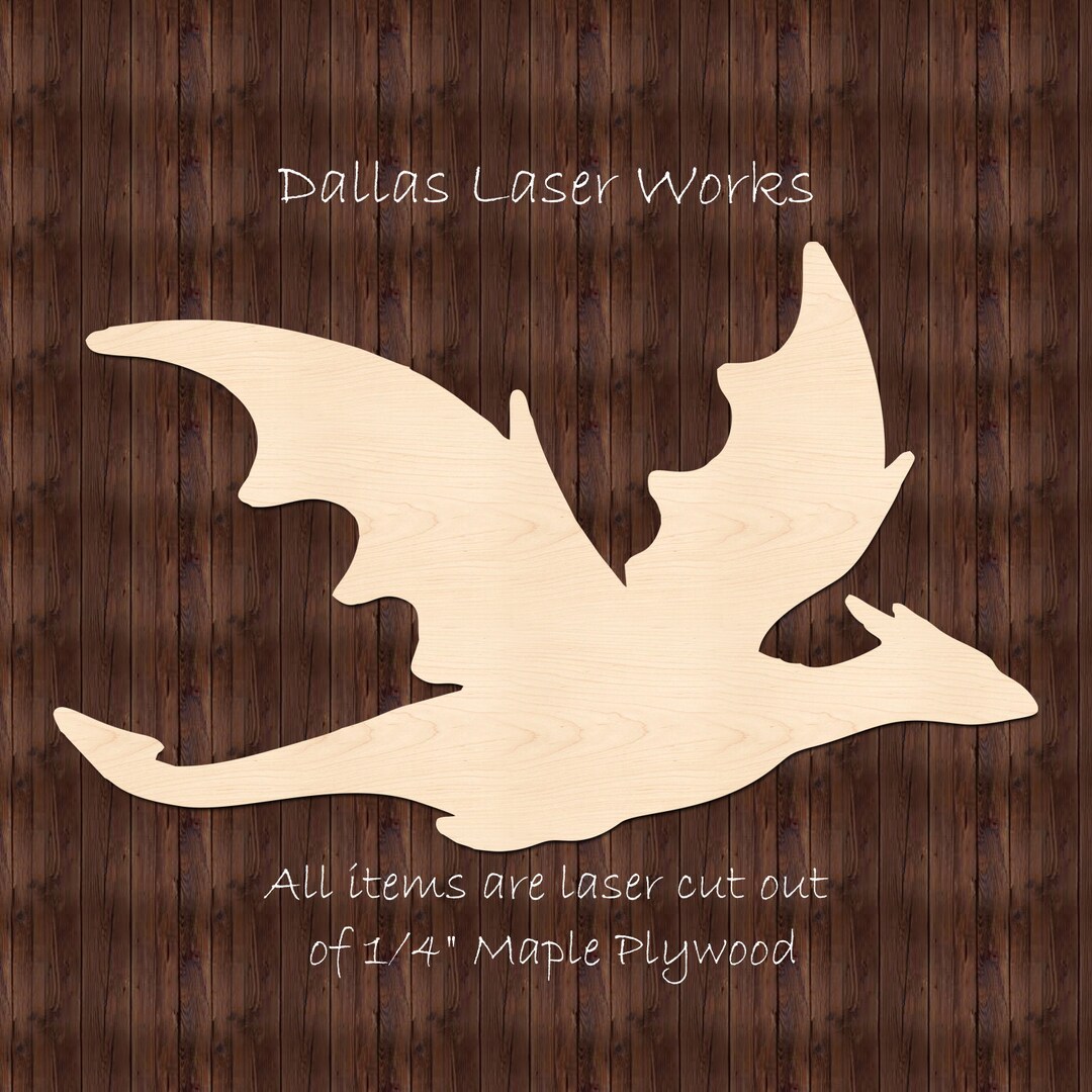 Flying Dragon Shape-flying Dragon Cutout - Etsy