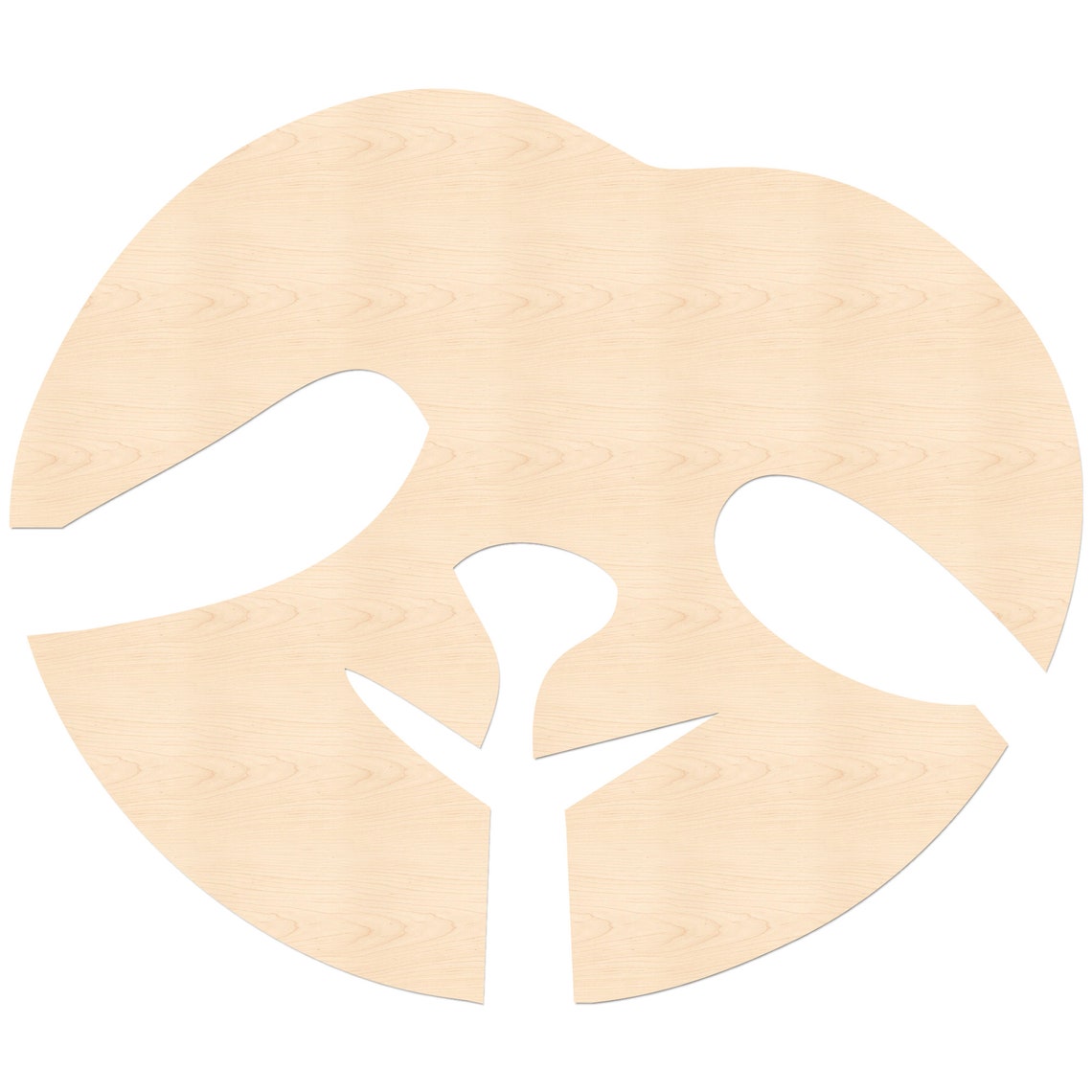 Sloth Face Shape-laser Cut Wooden Sloth Cutout - Etsy