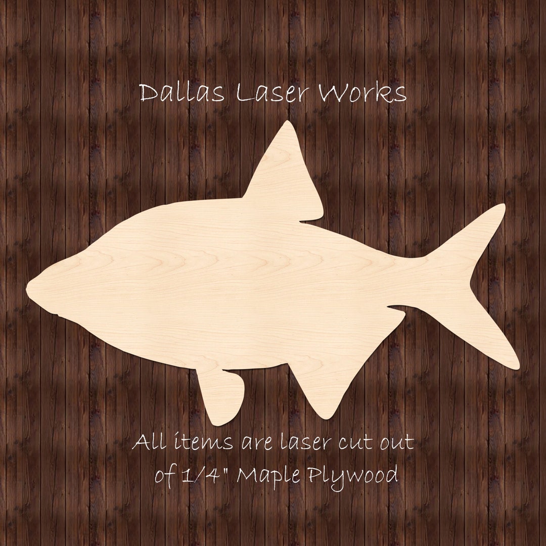 Bream Fish-laser Cut Fish Cutout - Etsy