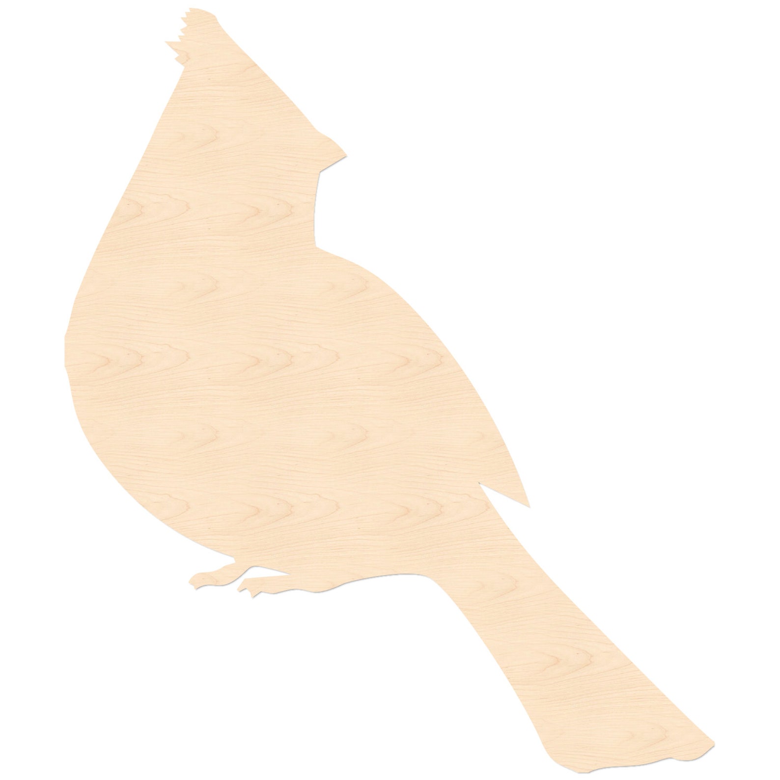 Cardinal Bird Craft Shape-unfinished Bird Cutout-cardinal - Etsy
