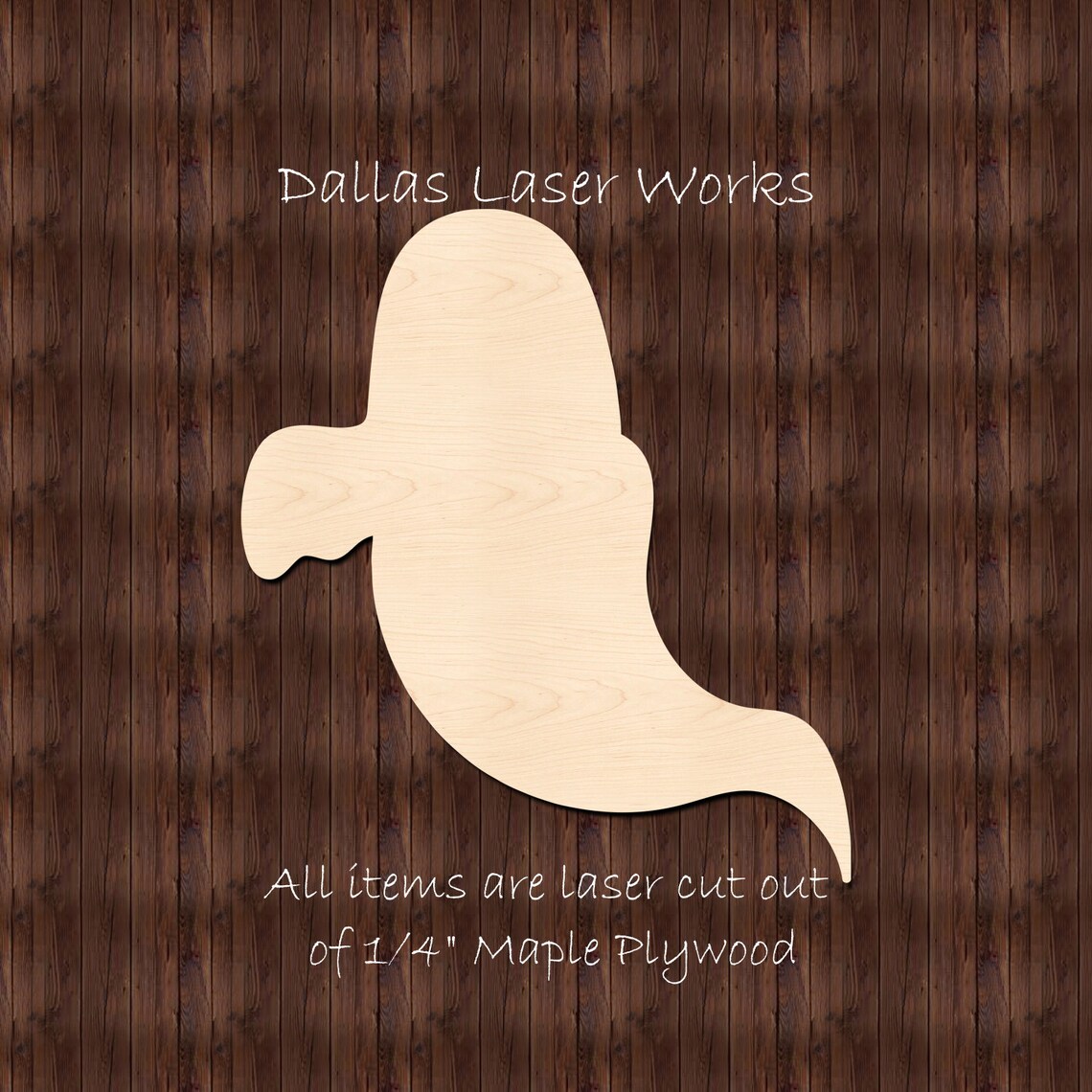 Unfinished Ghost Cutout-Wooden Ghost Shape-Halloween Ghost | Etsy