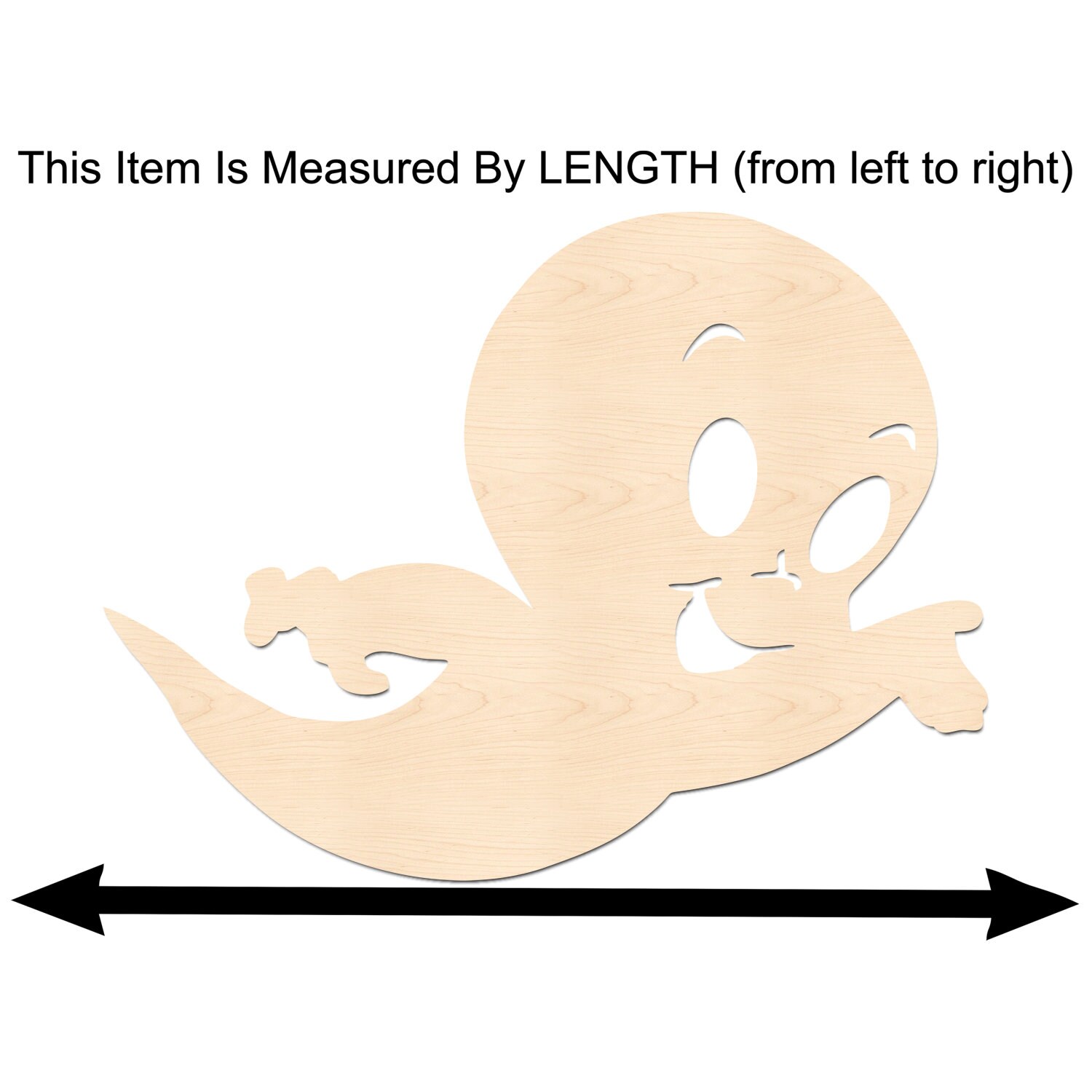 Casper Shape-wooden Casper Cutout - Etsy