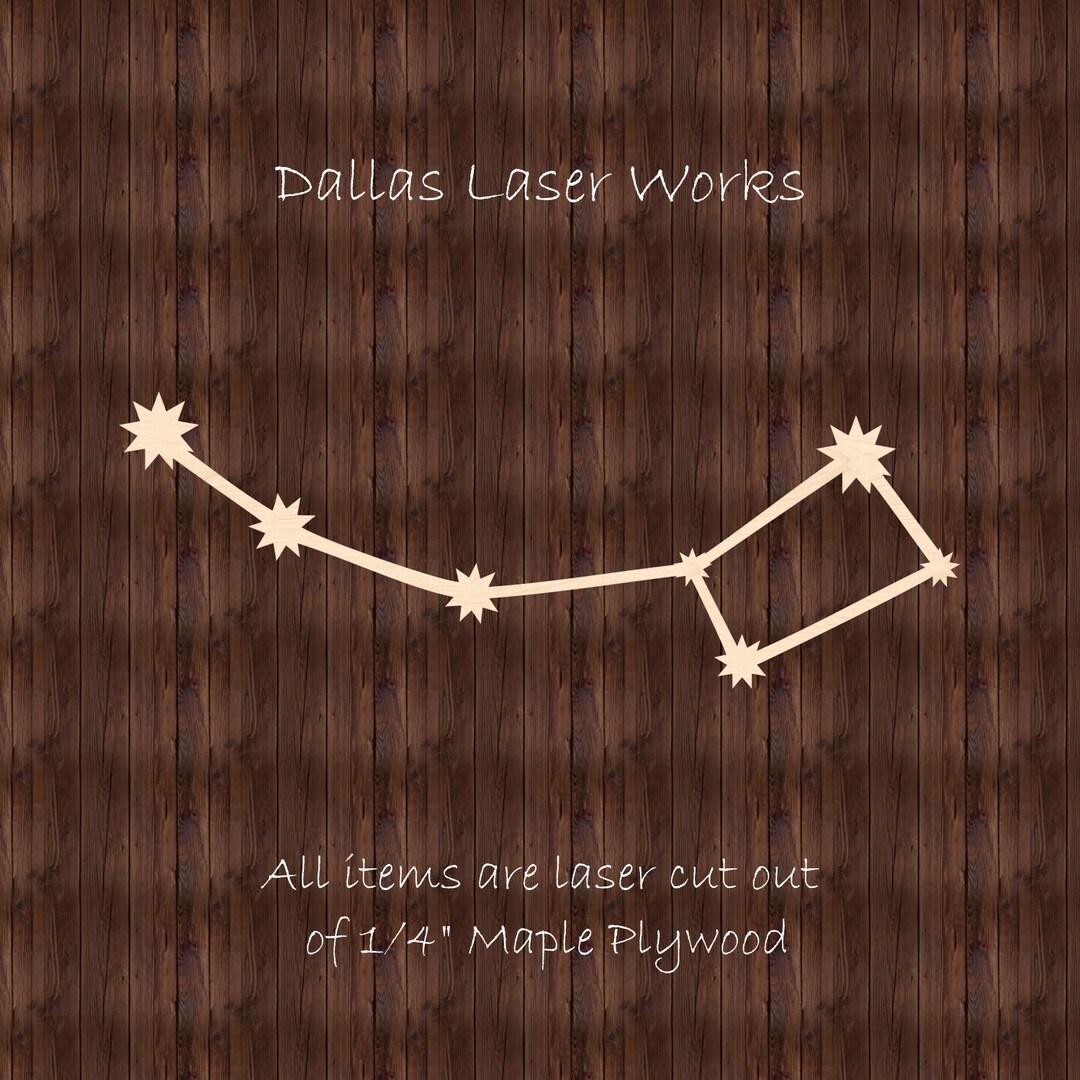 Little Dipper Cutout-wooden Little Dipper Shape - Etsy