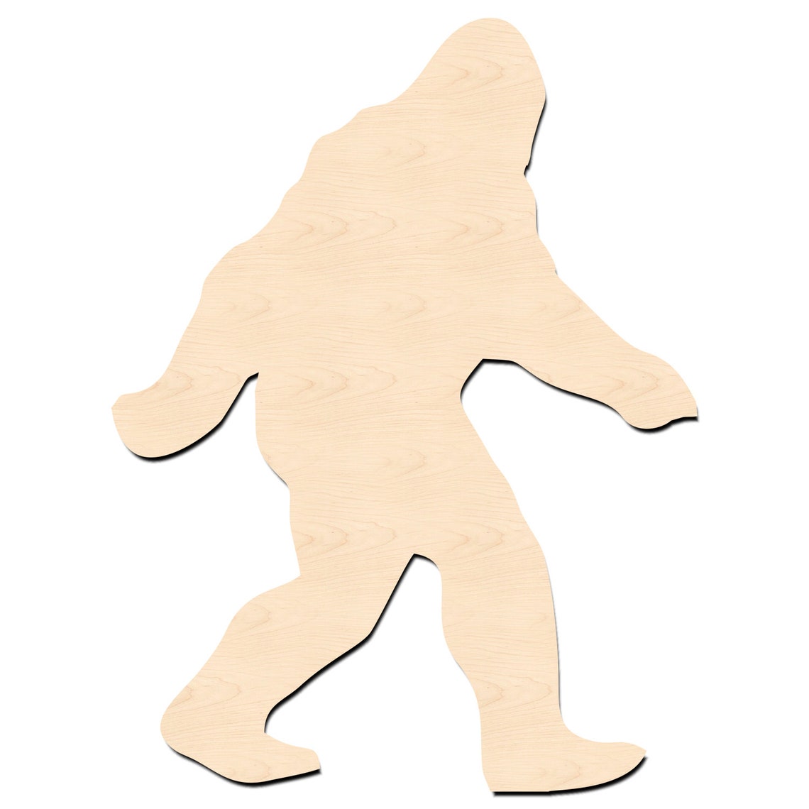 Bigfoot Shape-sasquatch Cutout-unfinished Wooden Bigfoot Blank | Etsy