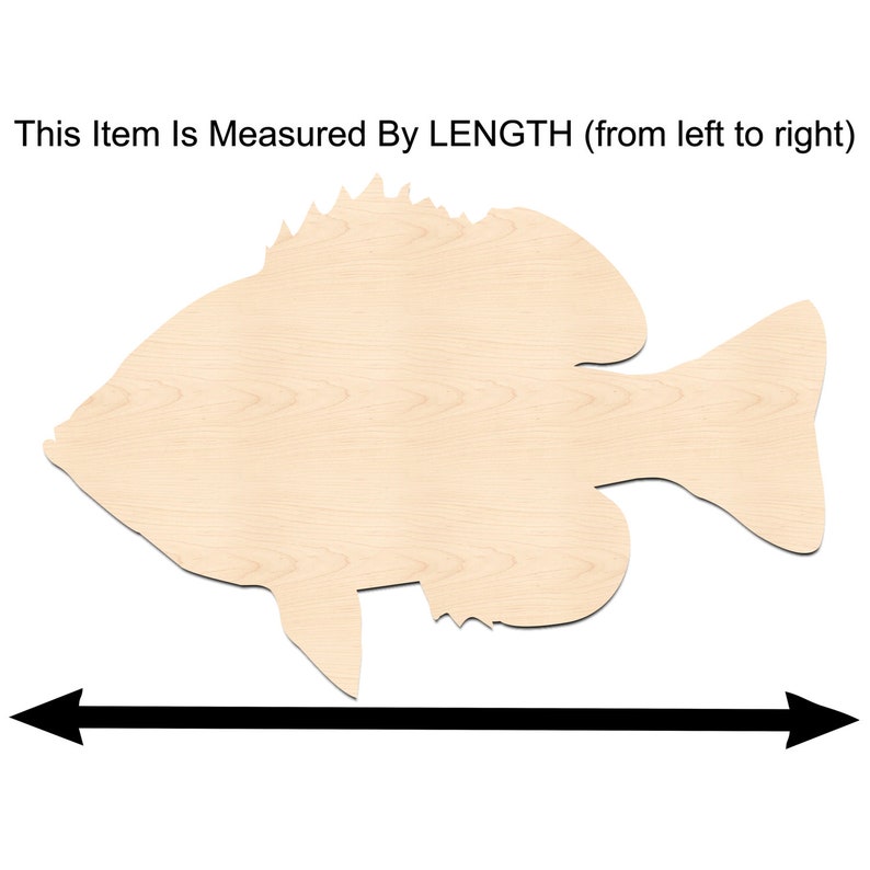 Bluegill Cutout-unfinished Bluegill Shape-wooden Sunfish - Etsy