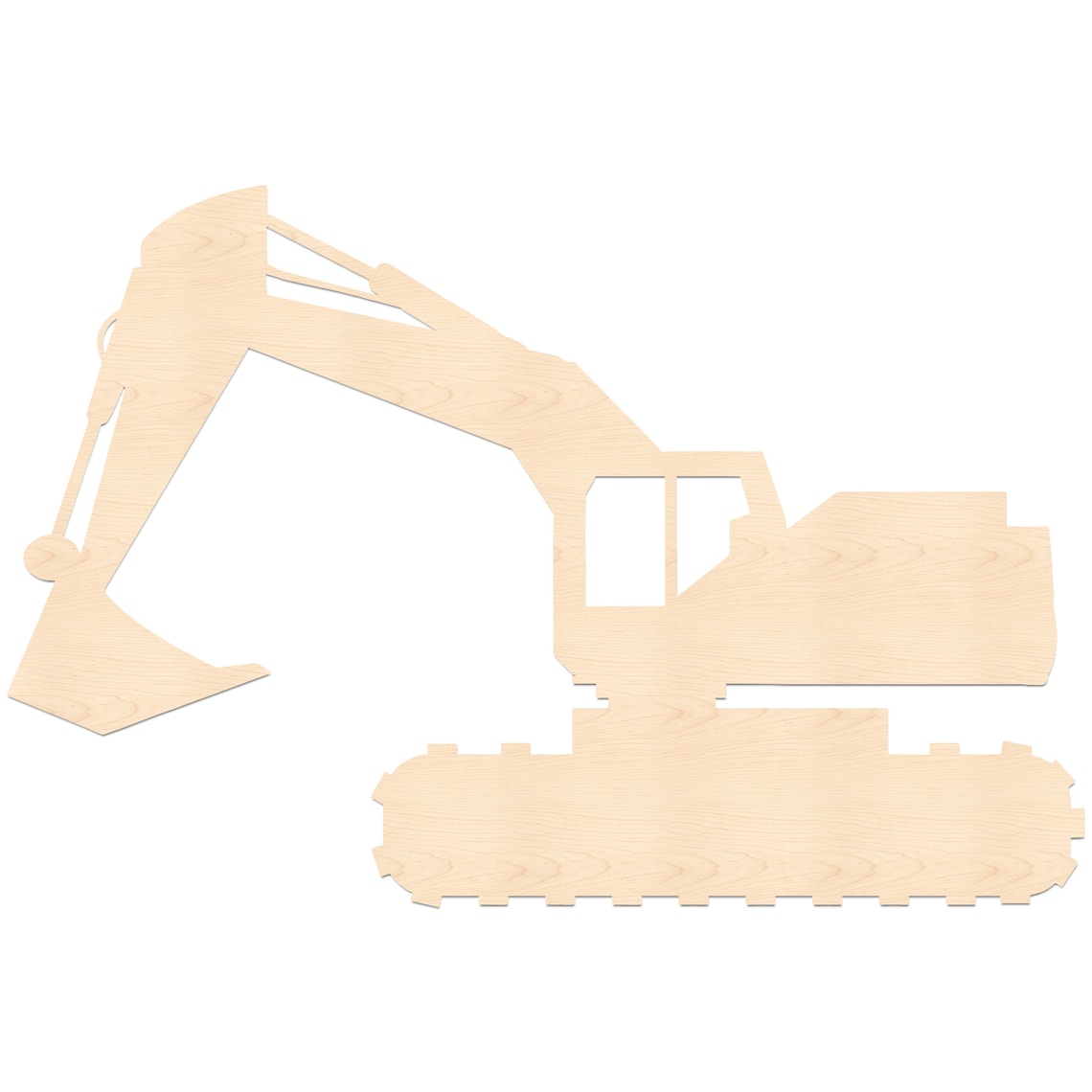 Excavator Cutout-unfinished Excavator Shape - Etsy