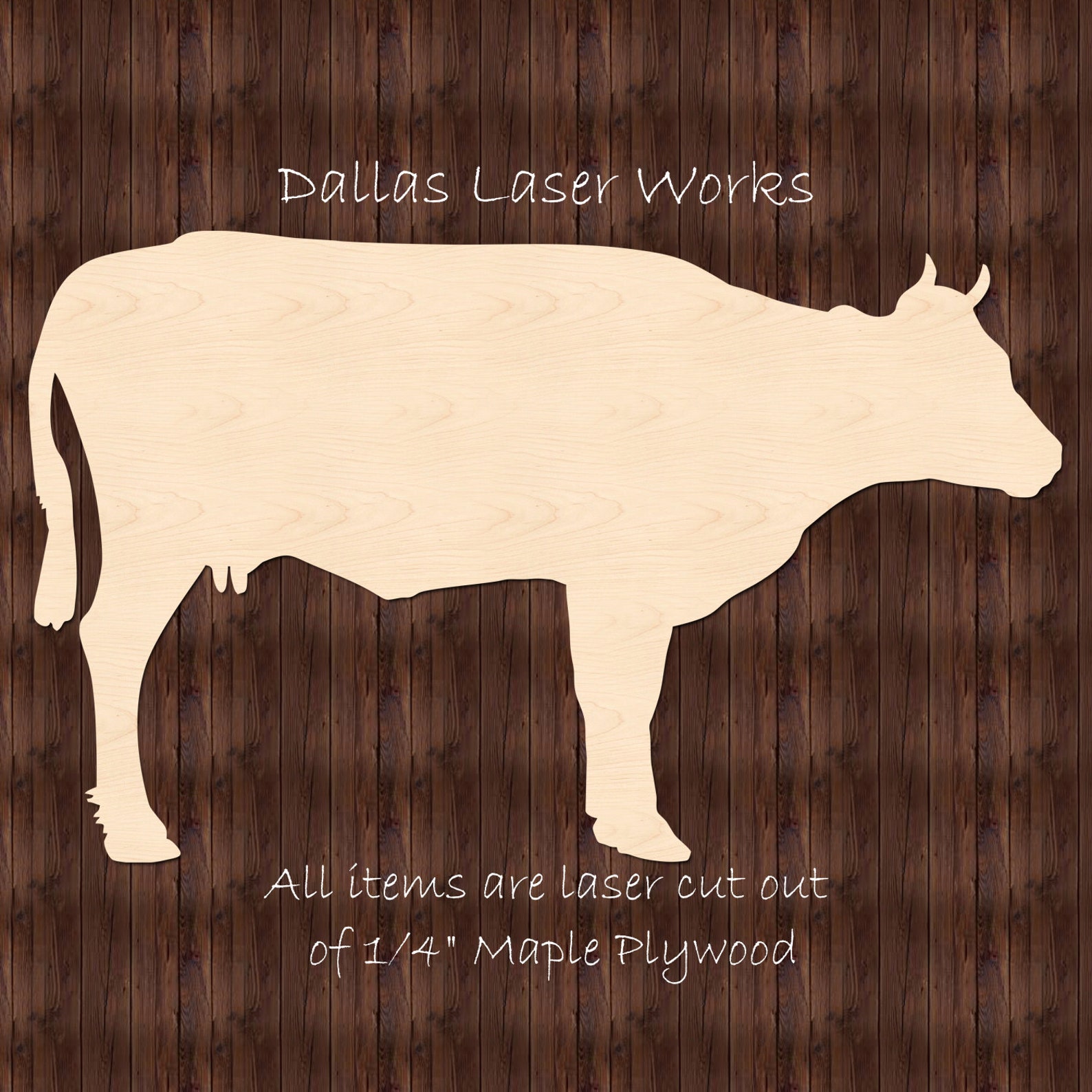 Cow Shape-Cow Blank-Laser Cut Cow | Etsy