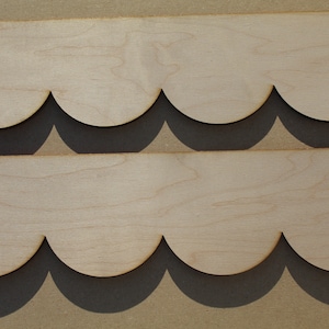Scallop Maple Plywood Trimming - Etsy