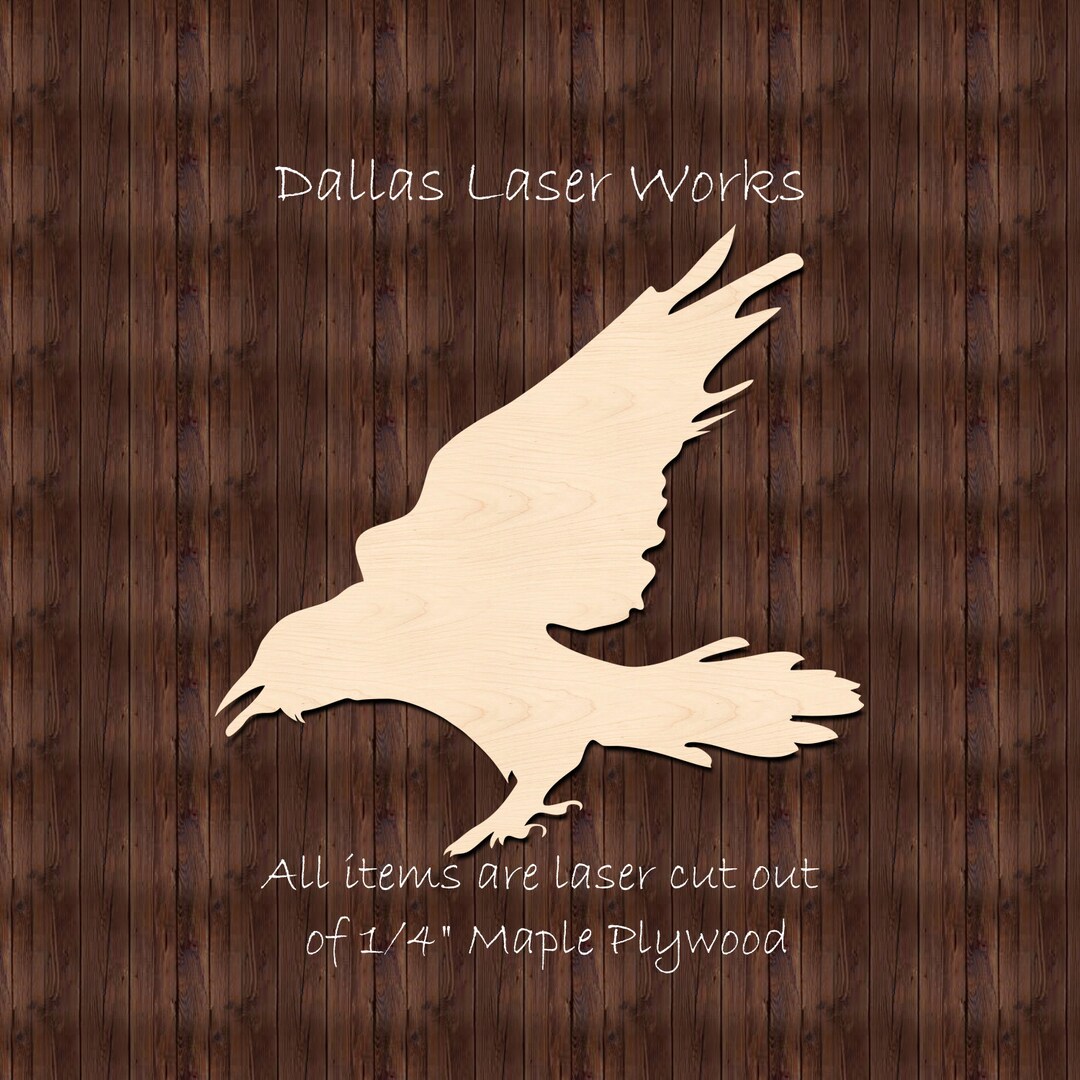 Hawk-unfinished Hawk Shape-laser Cut Hawk - Etsy