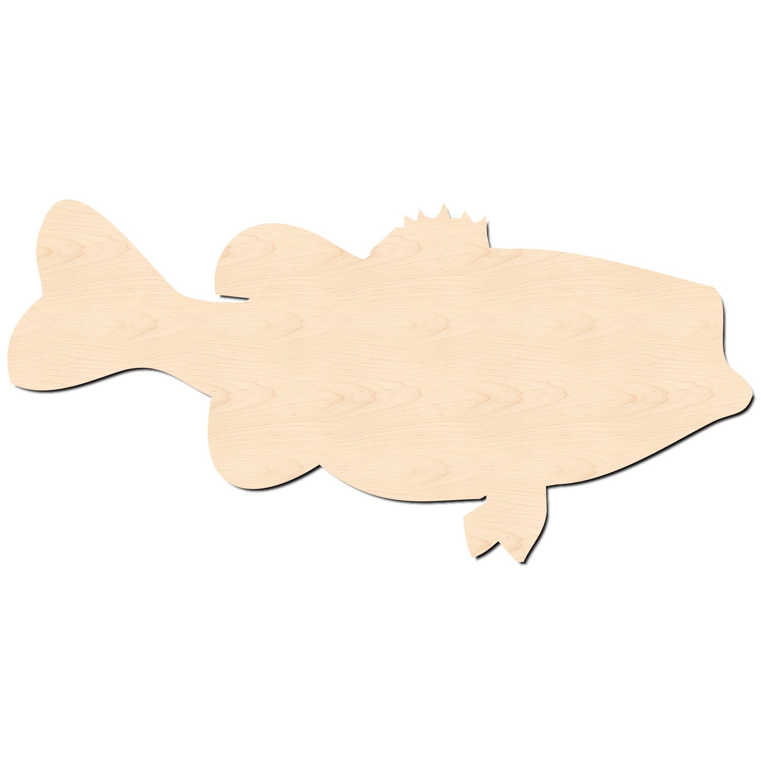 Bass Cutout-bass Shape-bass Blank-wooden Bass - Etsy