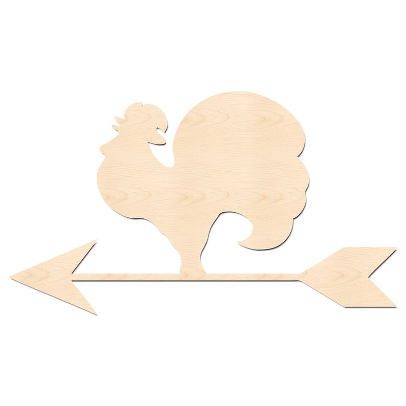 Chicken Arrow Shape-wooden Chicken Shape-laser Cut Chicken - Etsy