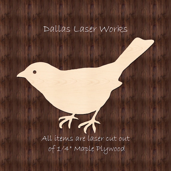 Wooden Sparrow Shape-unfinished Sparrow Cutout - Etsy