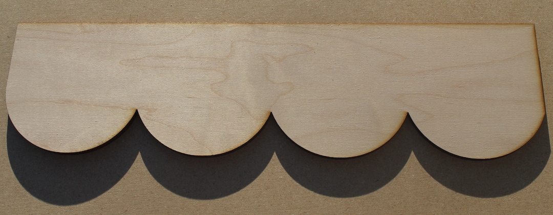 Scallop Maple Plywood Trimming - Etsy