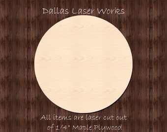 Wooden Circle Cutout - Etsy