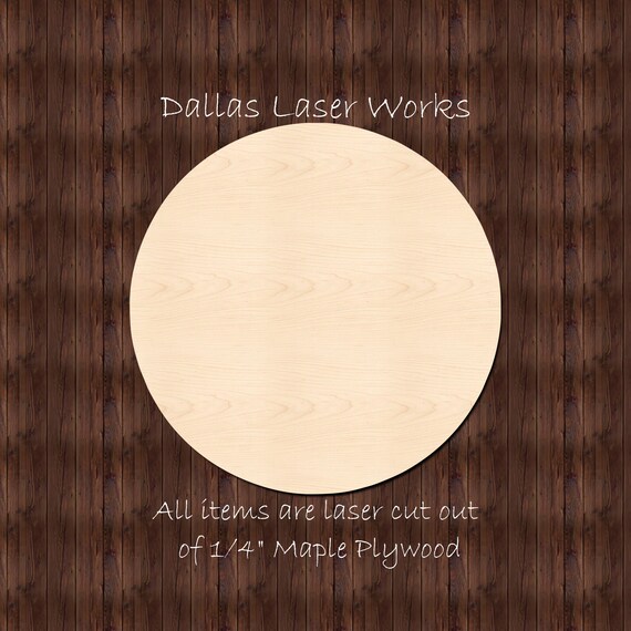 Wooden Circle Cutout-laser Cut Circle-circle Shape - Etsy UK